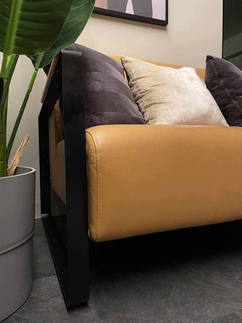 Cellini Custom-made Full Leather 2-seater Sofa (60% mark down ...