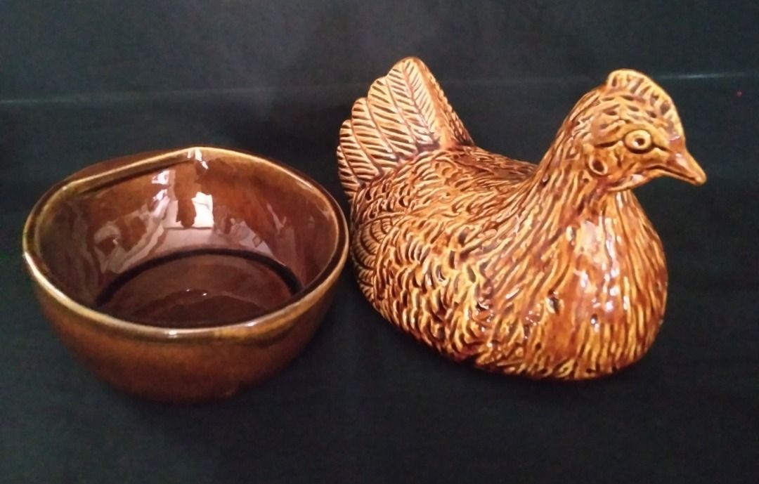 Ceramic Chicken Egg Holder, Furniture & Home Living, Kitchenware ...