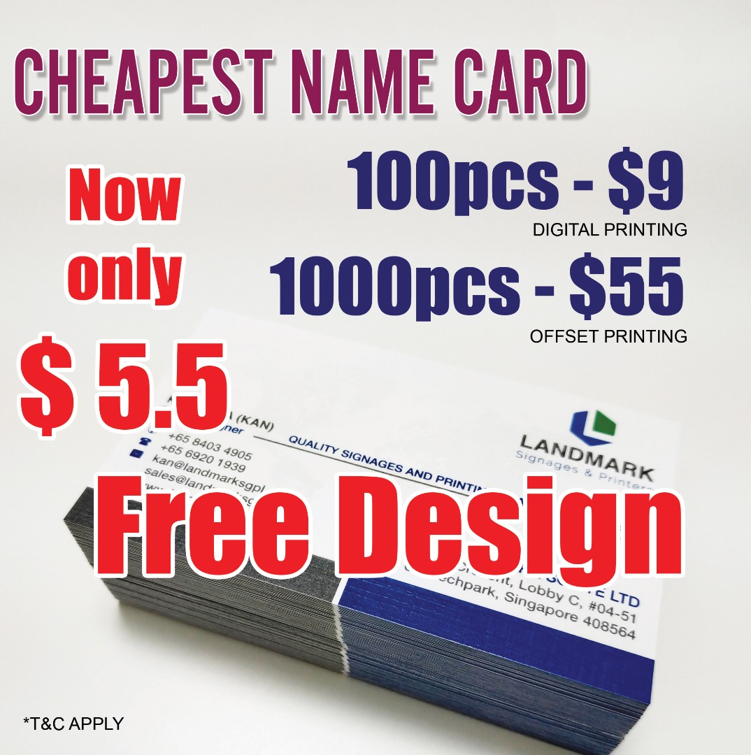 Cheapest & Express Name Card Printing / Luxury Business Card / Premium ...
