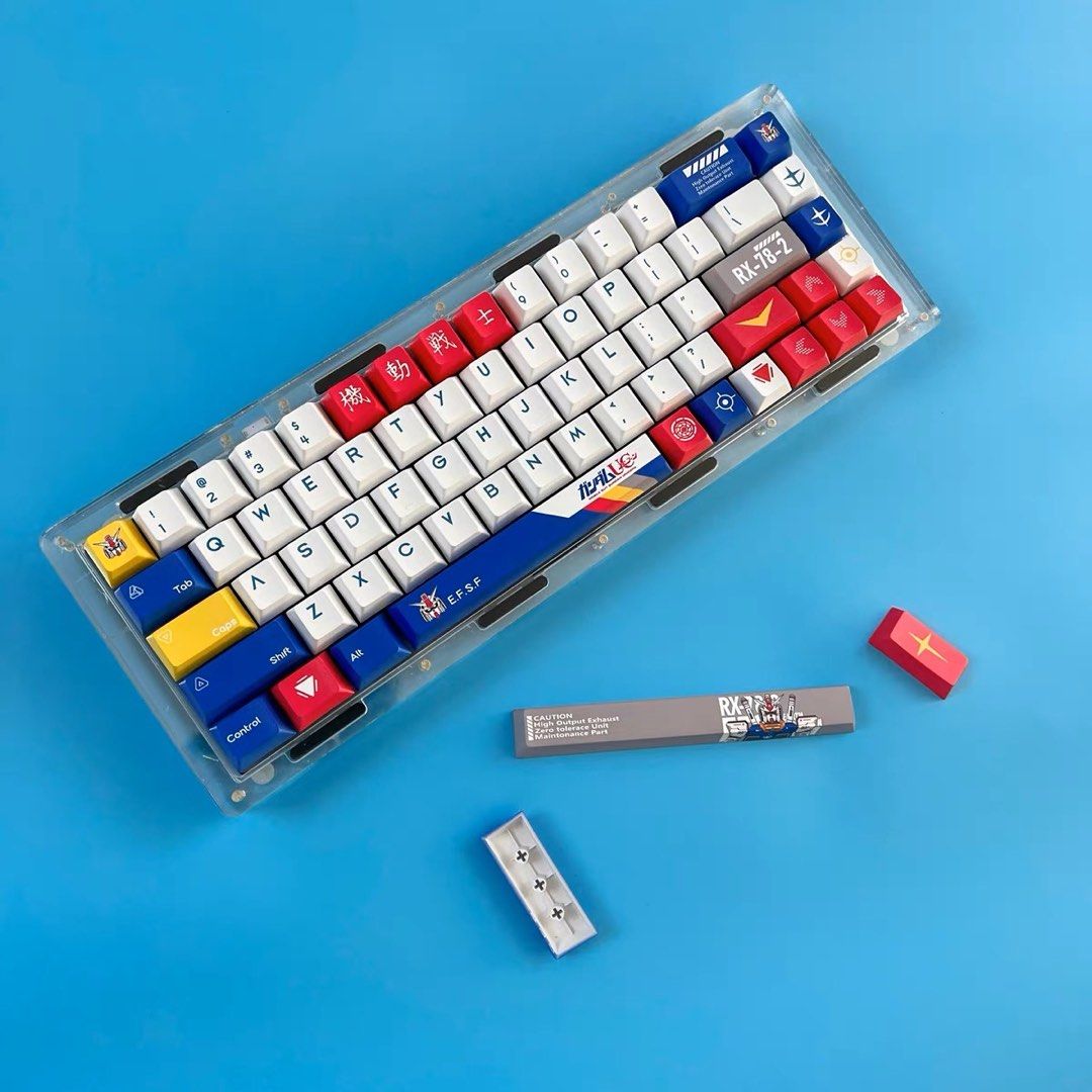 Cherry Profile Gundam Keycaps, Computers & Tech, Parts & Accessories, Computer Keyboard on Carousell