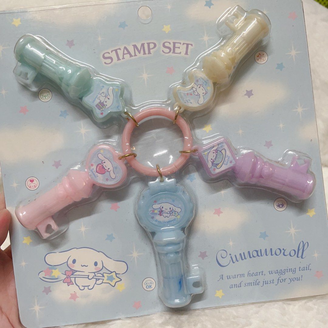 Cinnamoroll stamp set key, Hobbies & Toys, Stationary & Craft, Other ...