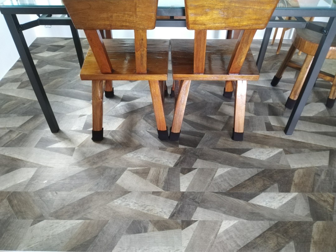 Click system vinyl flooring, Furniture & Home Living, Furniture, Other ...