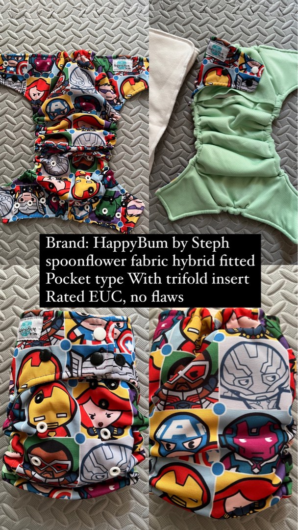Cloth diapers marvel, Babies & Kids, Bathing & Changing, Diapers & Baby ...