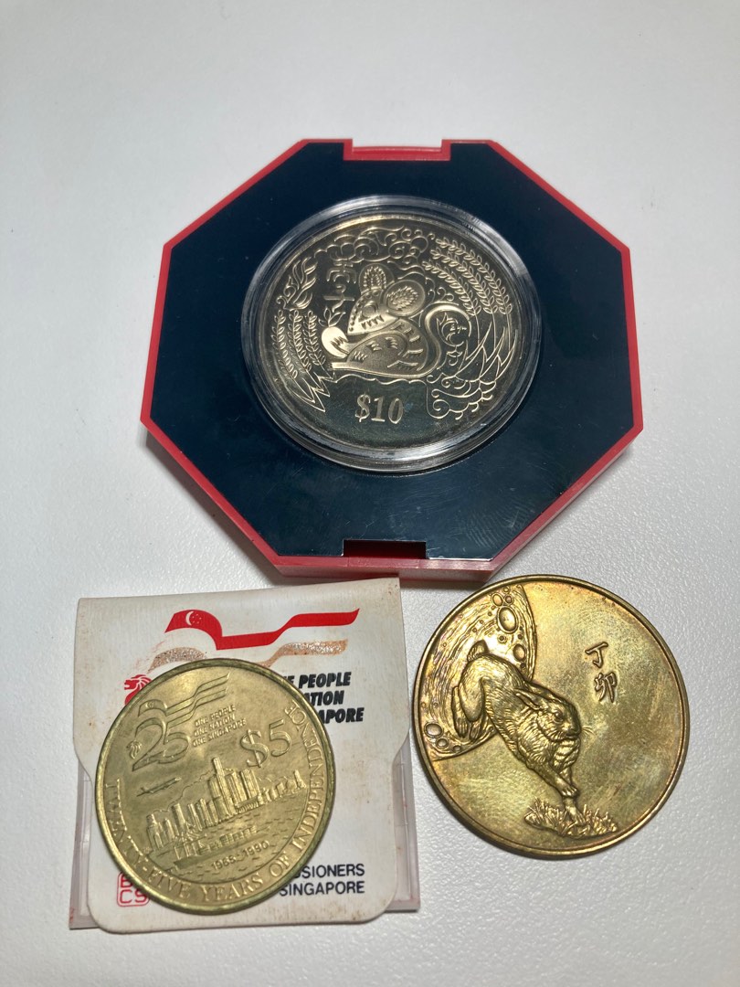 Coin Set Singapore Mint, Hobbies & Toys, Memorabilia & Collectibles ...