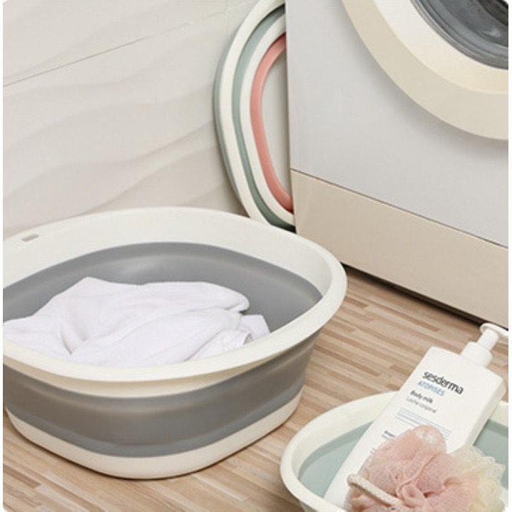 Collapsible Washing Basin/ Portable Pail, Furniture & Home Living ...