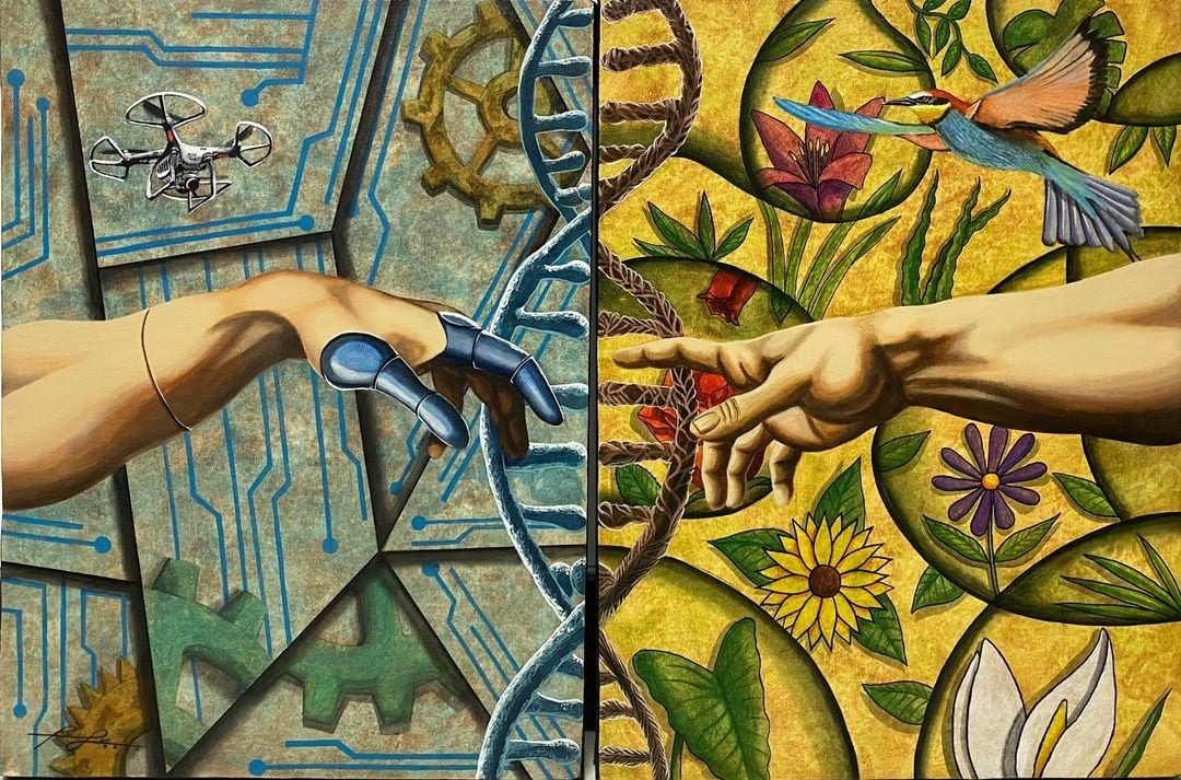 Creation Series (Diptych) - Ron Patrick Luis, Hobbies & Toys ...