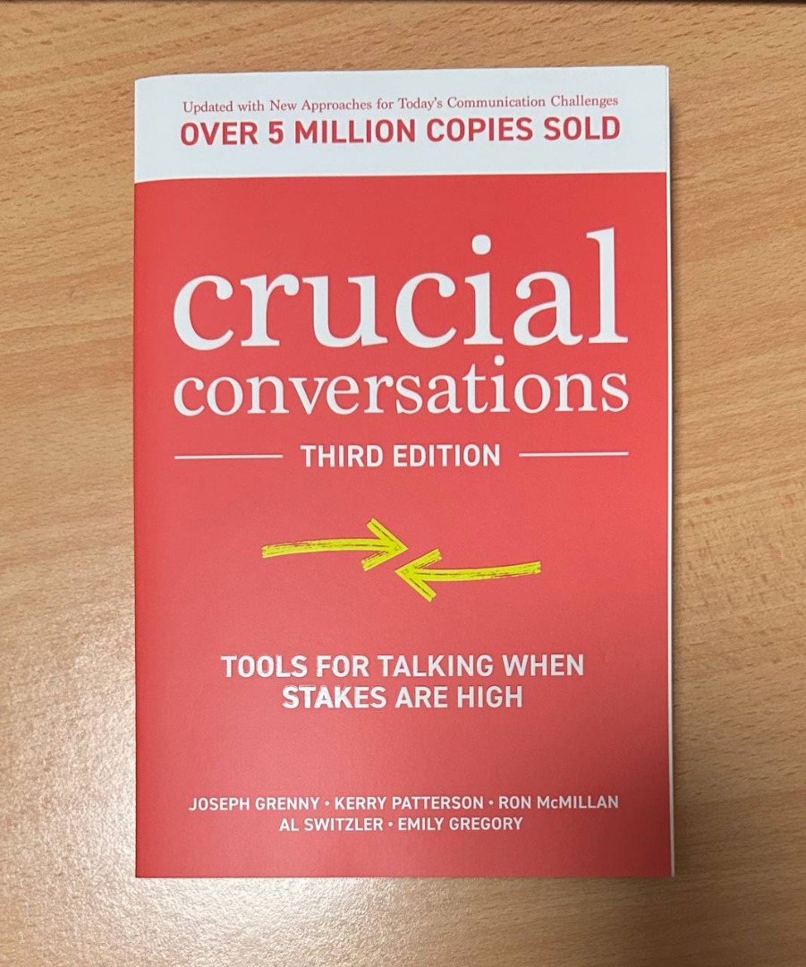 Crucial Conversations: Tools for Talking When Stakes are High (Third ...