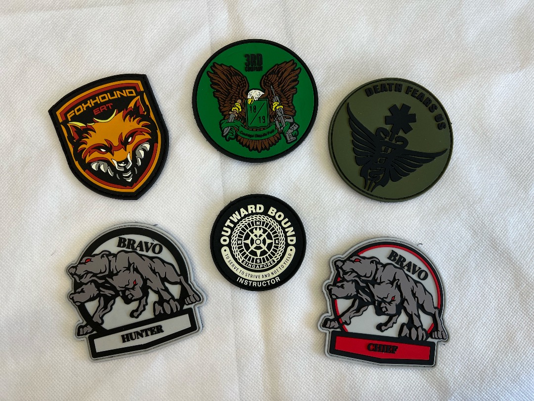 Customise 3D PCV velcro patche, Hobbies & Toys, Memorabilia ...