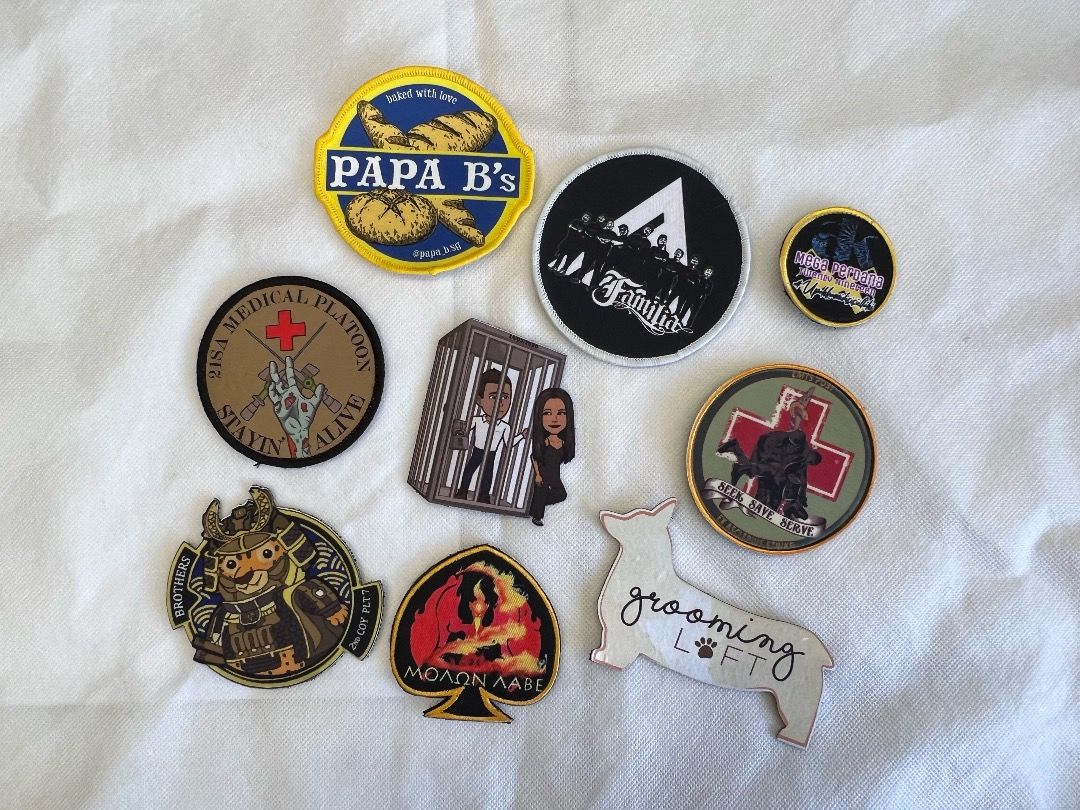 Customised 2D embroidery Velcro patch, Hobbies & Toys, Memorabilia ...