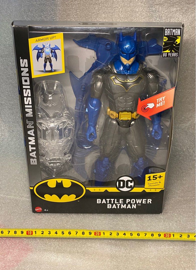 DC Batman missions 10" battle power Batman sounds & phases, Hobbies ...