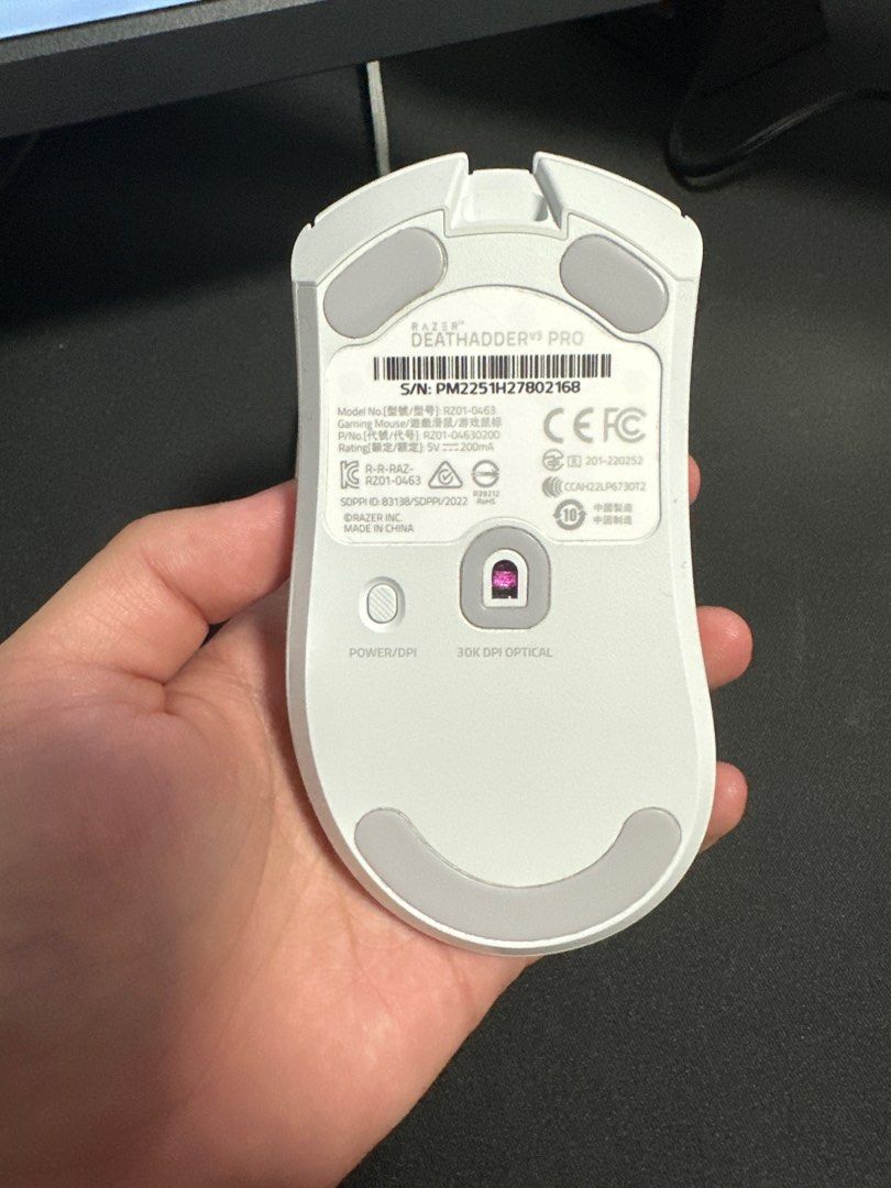 DAV3 Pro 4K Polling rate Deathadder V3 Pro w HyperspeedDongle ...