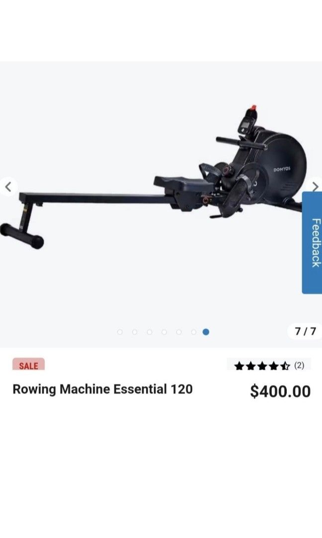 Decathlon Domyos Rowing Machine Essential 120., Sports Equipment, Other ...