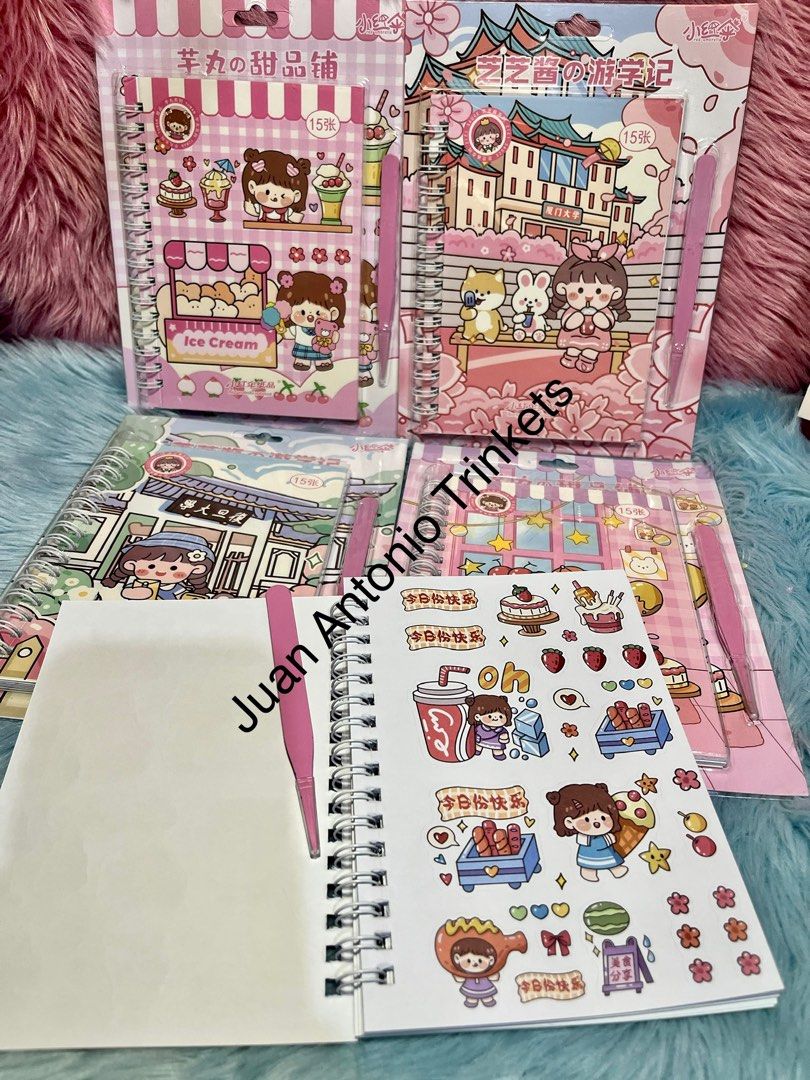 DIY Handbook Cartoon Sticker Book on Carousell