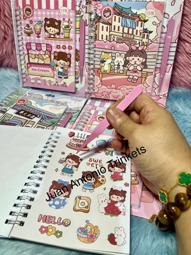 DIY Handbook Cartoon Sticker Book on Carousell