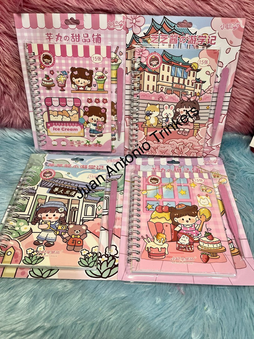 DIY Handbook Cartoon Sticker Book on Carousell