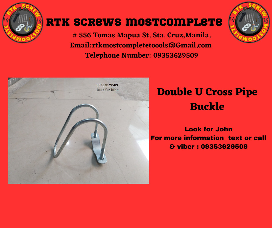 Double U Cross Pipe Buckle, Commercial & Industrial, Construction Tools ...