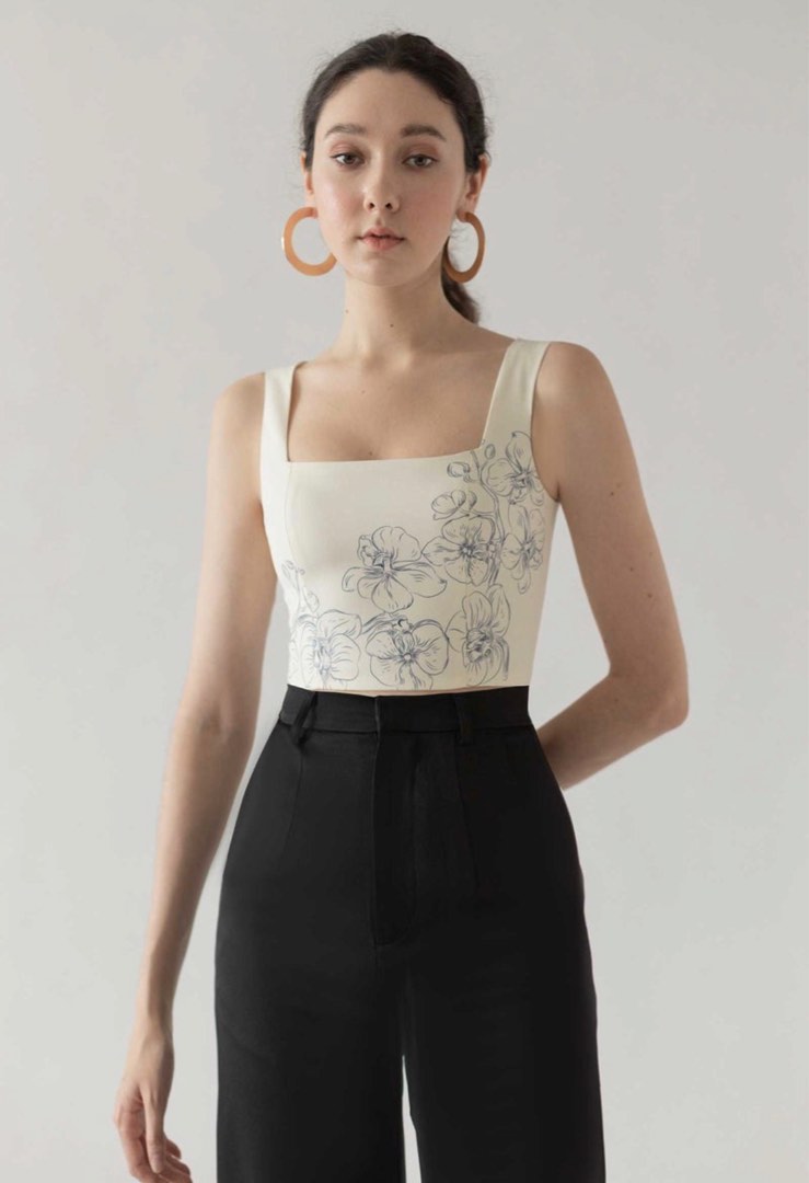DoubleWoot IWD Graceful Top, Women's Fashion, Tops, Sleeveless on Carousell