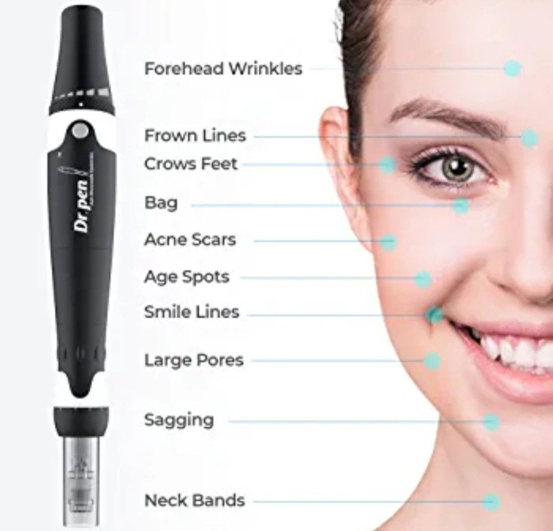 Dr Pen Ultima A7 Microneedling Pen - 18000 RPM Most Powerful Wired ...