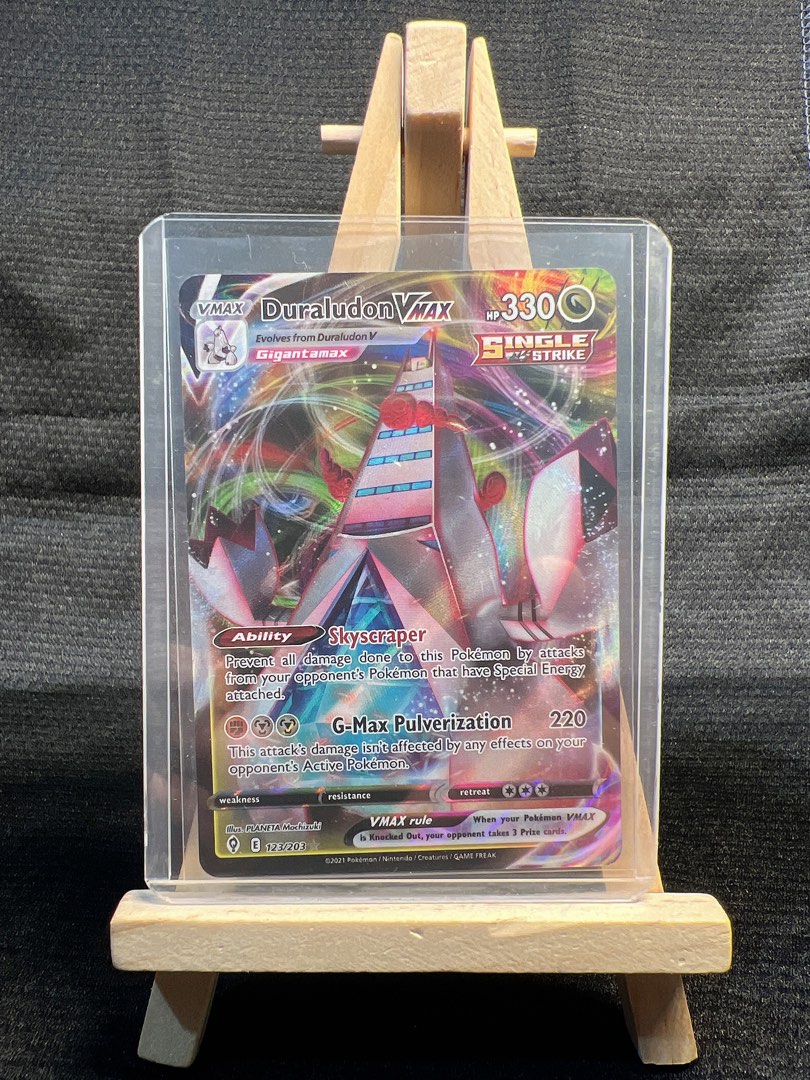 Duraludon Vmax Pokemon Evolving Skies 123/203, Hobbies & Toys, Toys ...