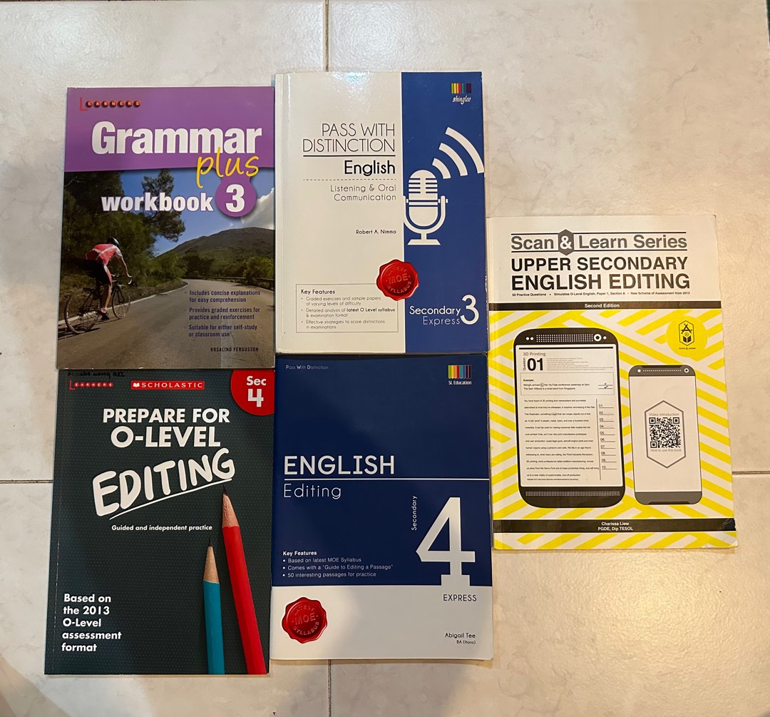 English O Level Assessment Books prepare for o level english, grammar ...