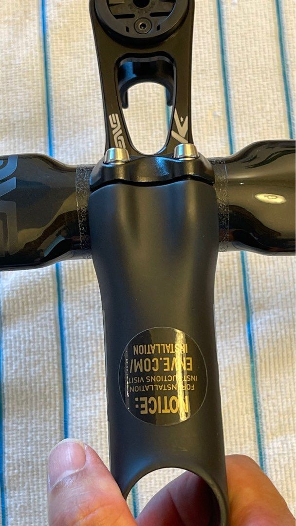 Enve aero cockpit ( bar & stem ) , Sports Equipment, Bicycles & Parts ...