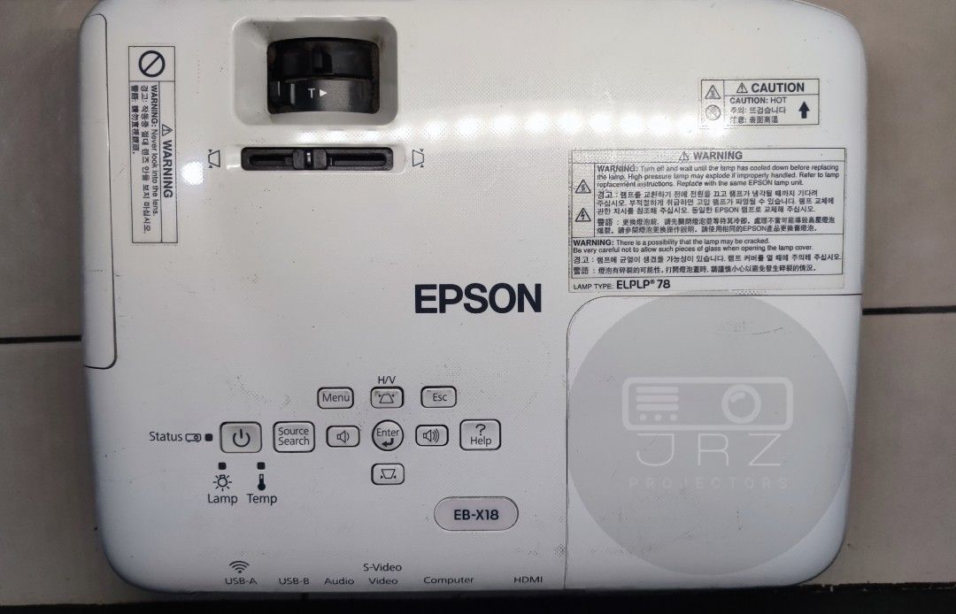 EPSON EB-X18 PROJECTOR (3,000 lumens) - NEGOTIABLE, TV & Home ...