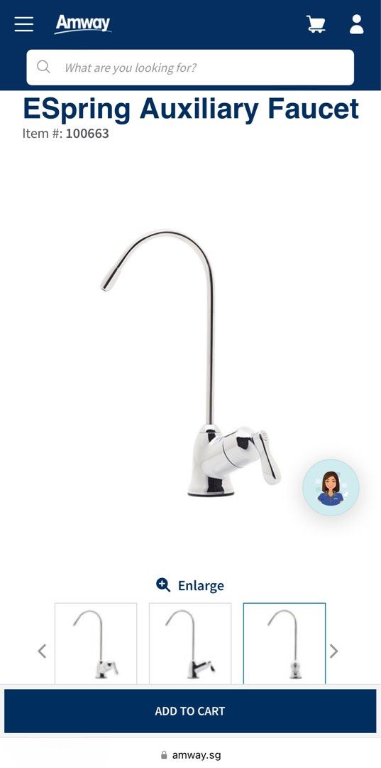 eSpring water filter countertop faucet (original), Furniture & Home ...