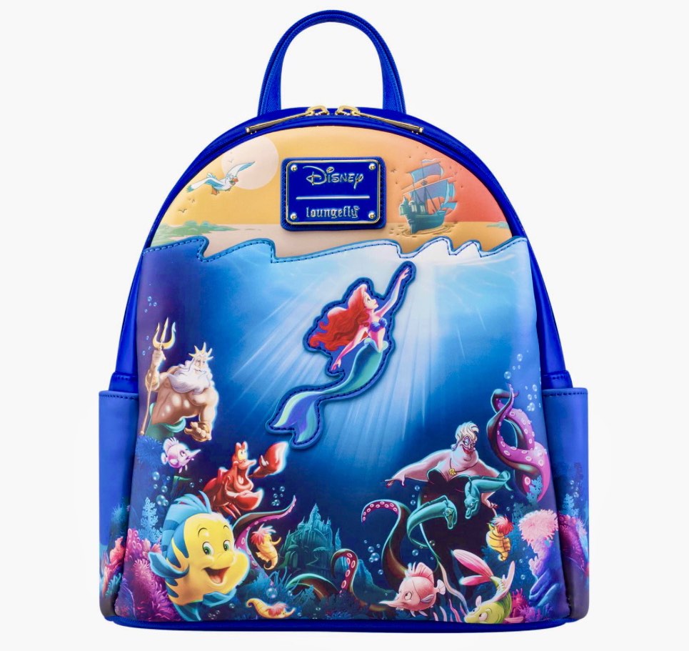 Exclusive USA Disney Loungefly Ariel the Little Mermaid Under the Sea ...