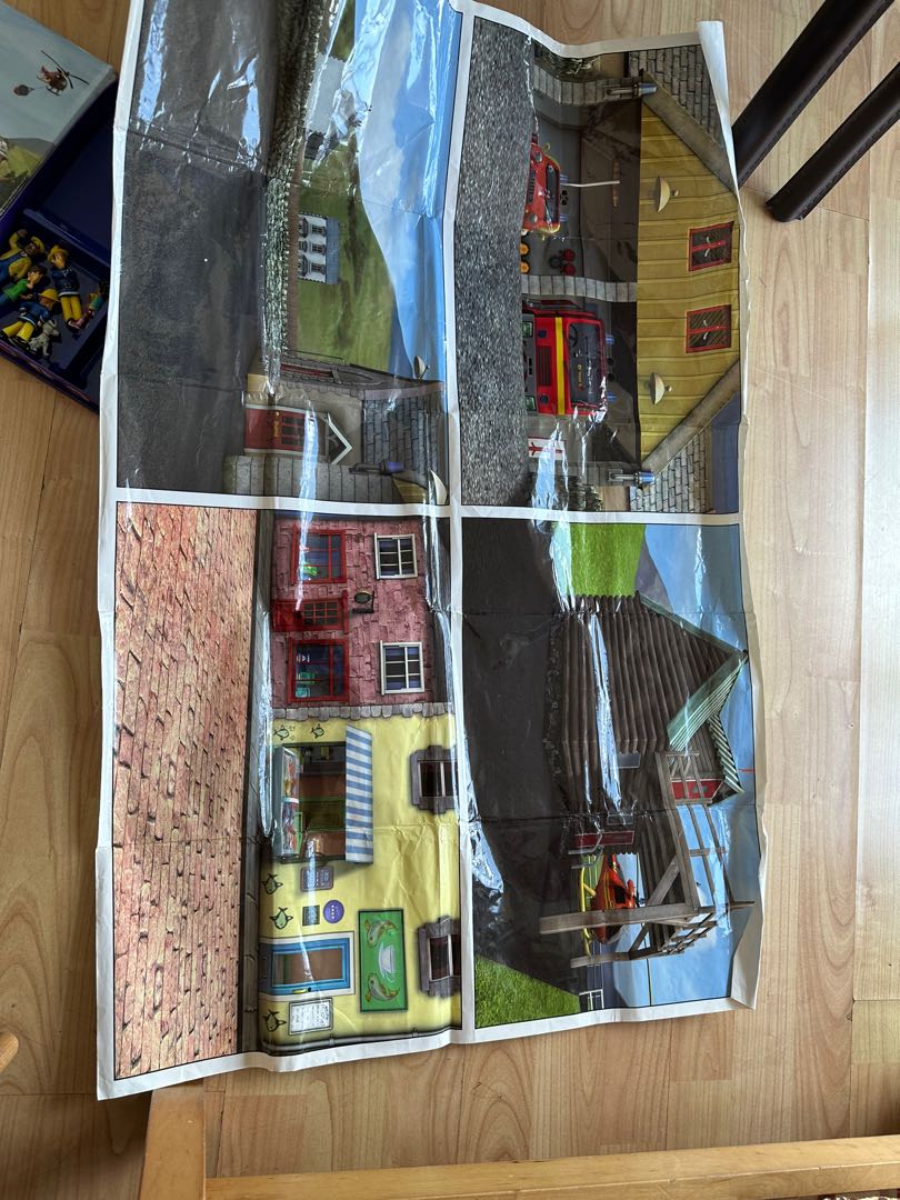 Fireman Sam book plus figurines and play mat, Hobbies & Toys, Books ...