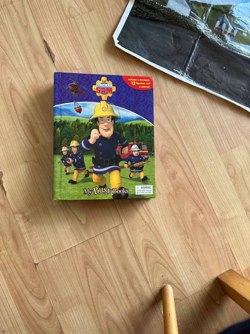 Fireman Sam book plus figurines and play mat, Hobbies & Toys, Books ...