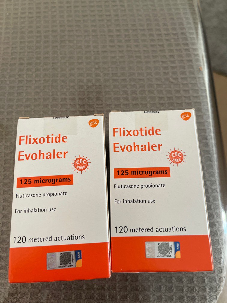 Flixotide Evohaler 125mcg, Health & Nutrition, Health Supplements ...