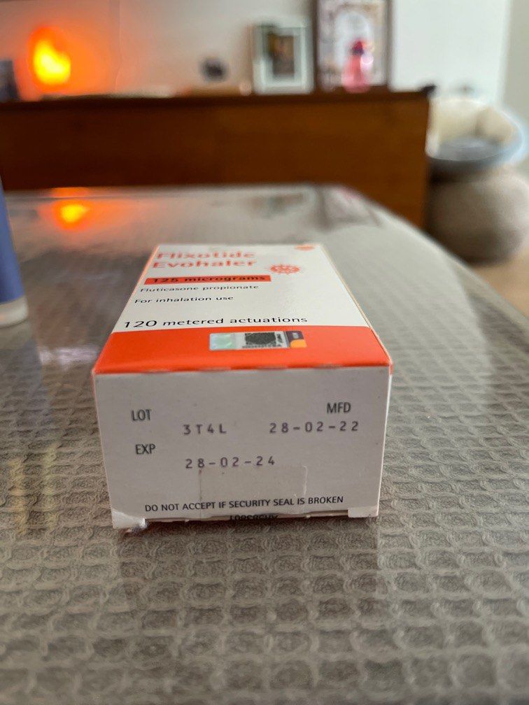 Flixotide Evohaler 125mcg, Health & Nutrition, Health Supplements ...