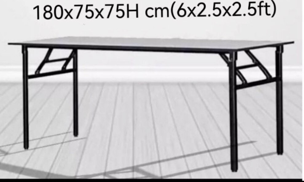 Foldable Banquet table big, Furniture & Home Living, Furniture, Tables ...