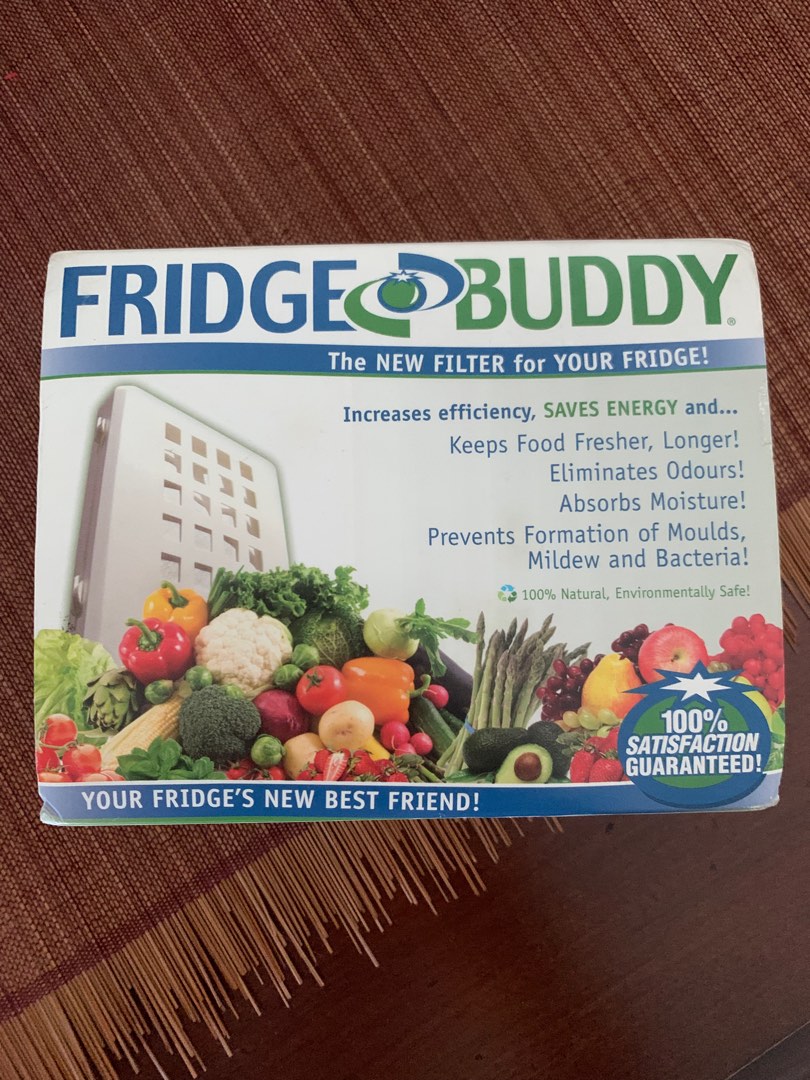 FridgeBuddy Refrigerator Filter Odor Control, Furniture & Home Living ...