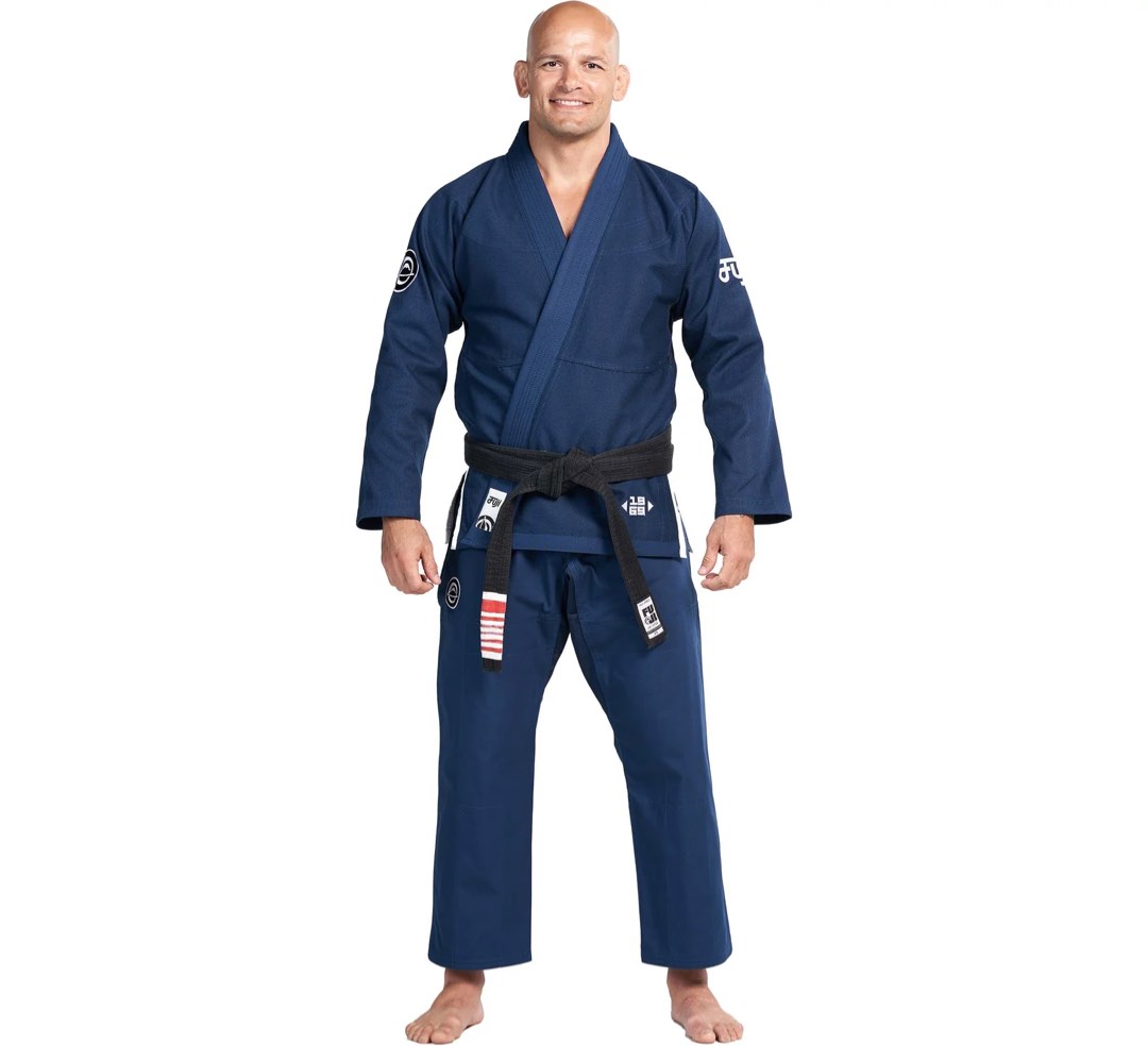 Fuji Flow Tech BJJ Gi Navy Blue A1, Men's Fashion, Activewear on Carousell
