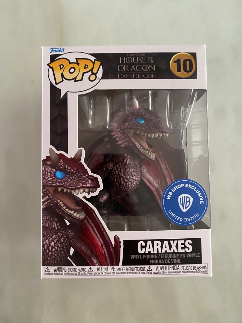 Funko Exclusive House of the Dragon Metallic Caraxes Funko Pop! Vinyl ...