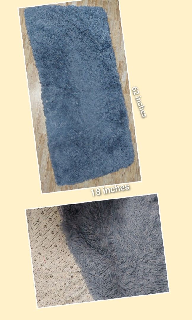 FUR PICTORIAL MAT, Furniture & Home Living, Bedding & Towels on Carousell