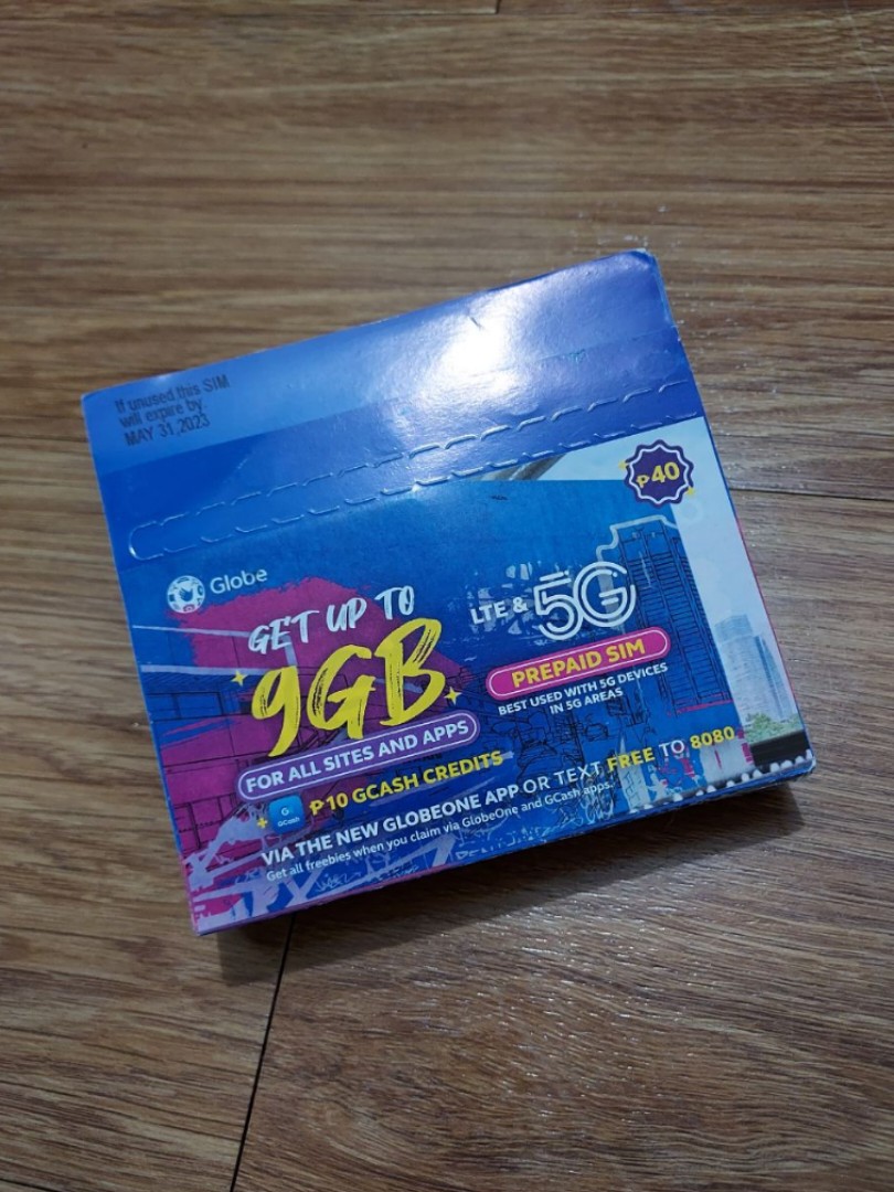 GLOBE LTE and 5G Prepaid Sim Card, Mobile Phones & Gadgets, Mobile ...