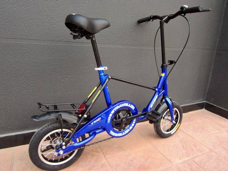 GOGOBIKE 12inch Folding Bike with V brakes single Speeds mini Bicycle ...