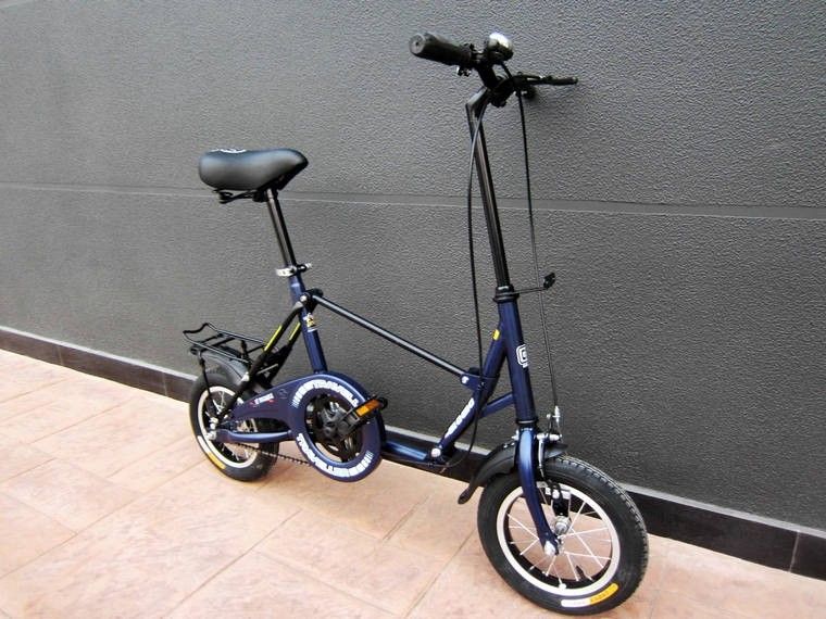 GOGOBIKE 12inch Folding Bike with V brakes single Speeds mini Bicycle ...