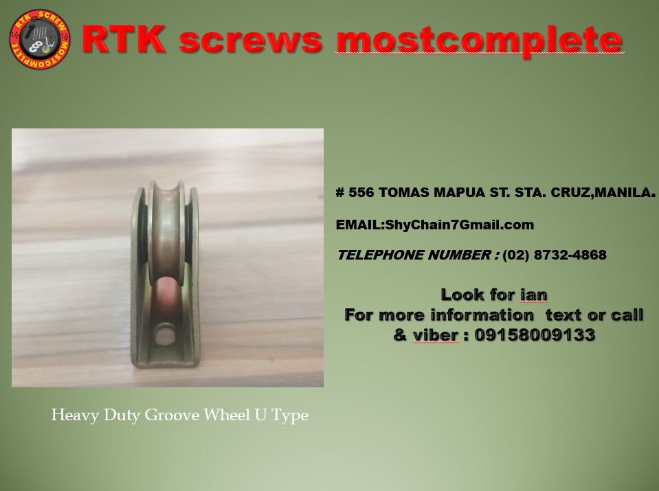 Groove Wheel U Type And Heavy Duty Groove Wheel U Type, Commercial ...