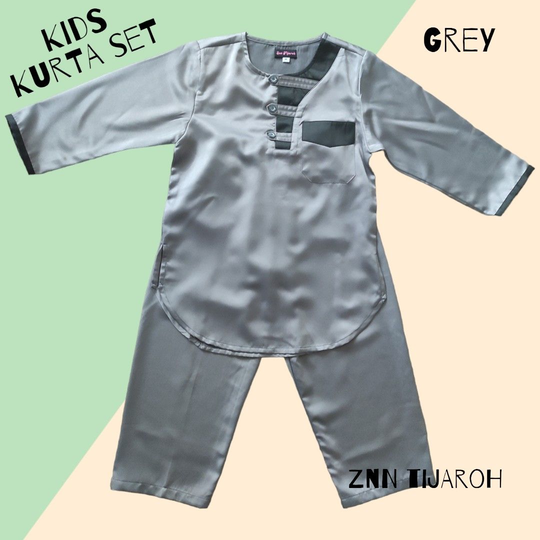 Hari Raya Baju Melayu Kurta Set, Men's Fashion, Muslim Wear, Baju ...