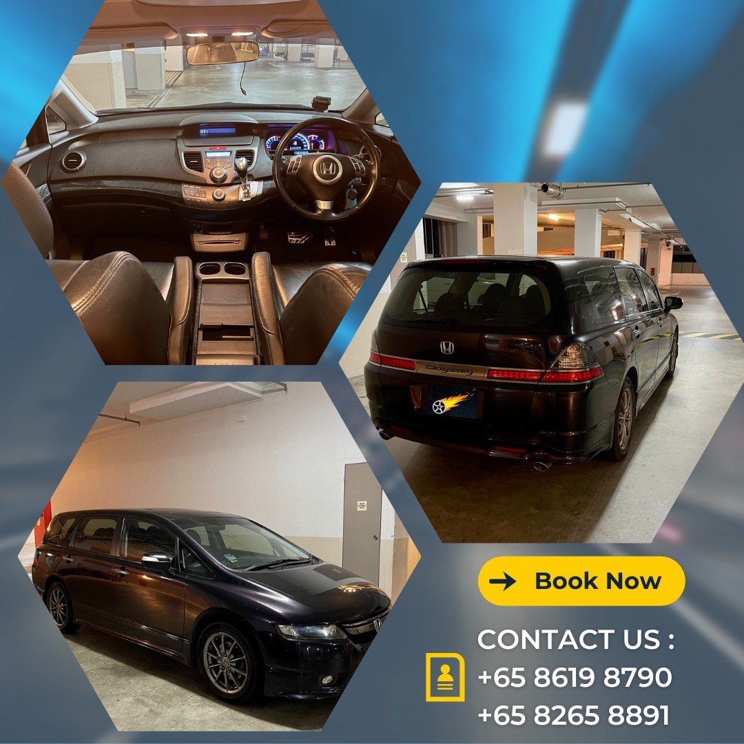 Honda Odyssey Rental Daily/Weekly/Monthly, Cars, Car Rental on Carousell