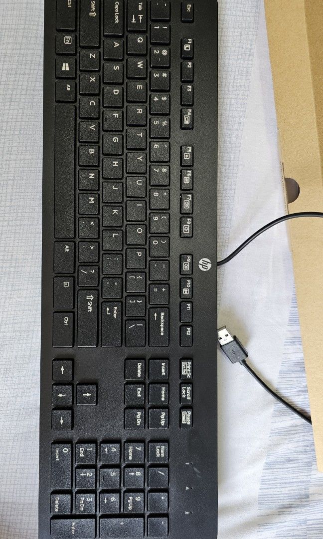 HP USB slim Keyboard, Computers & Tech, Parts & Accessories, Computer ...