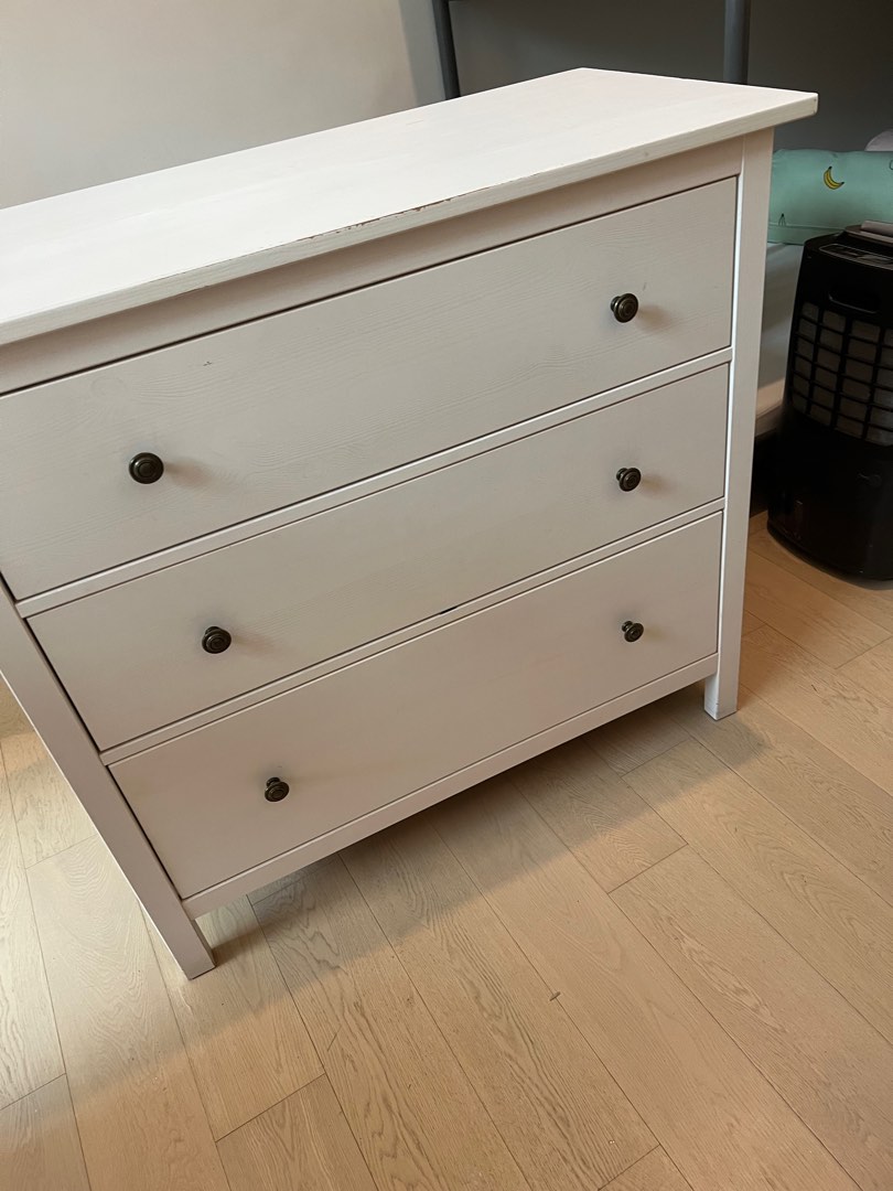 Ikea Hemnes Drawers x 2, 傢俬＆家居, 傢俬, 書櫃、櫃子及架 - Carousell