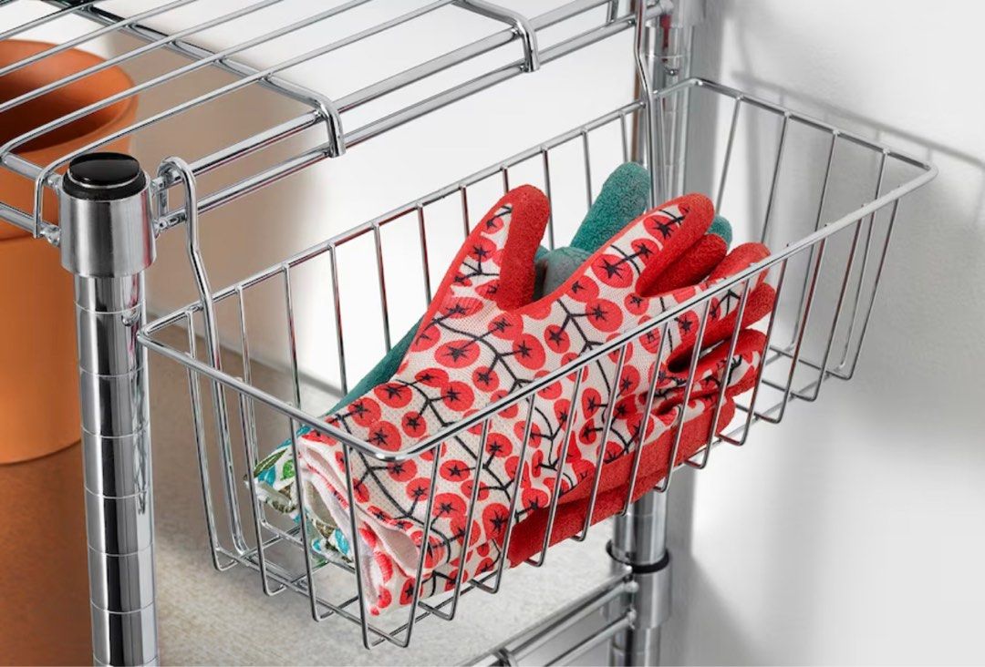 Ikea Omar Metal Rack, Furniture & Home Living, Furniture, Shelves ...