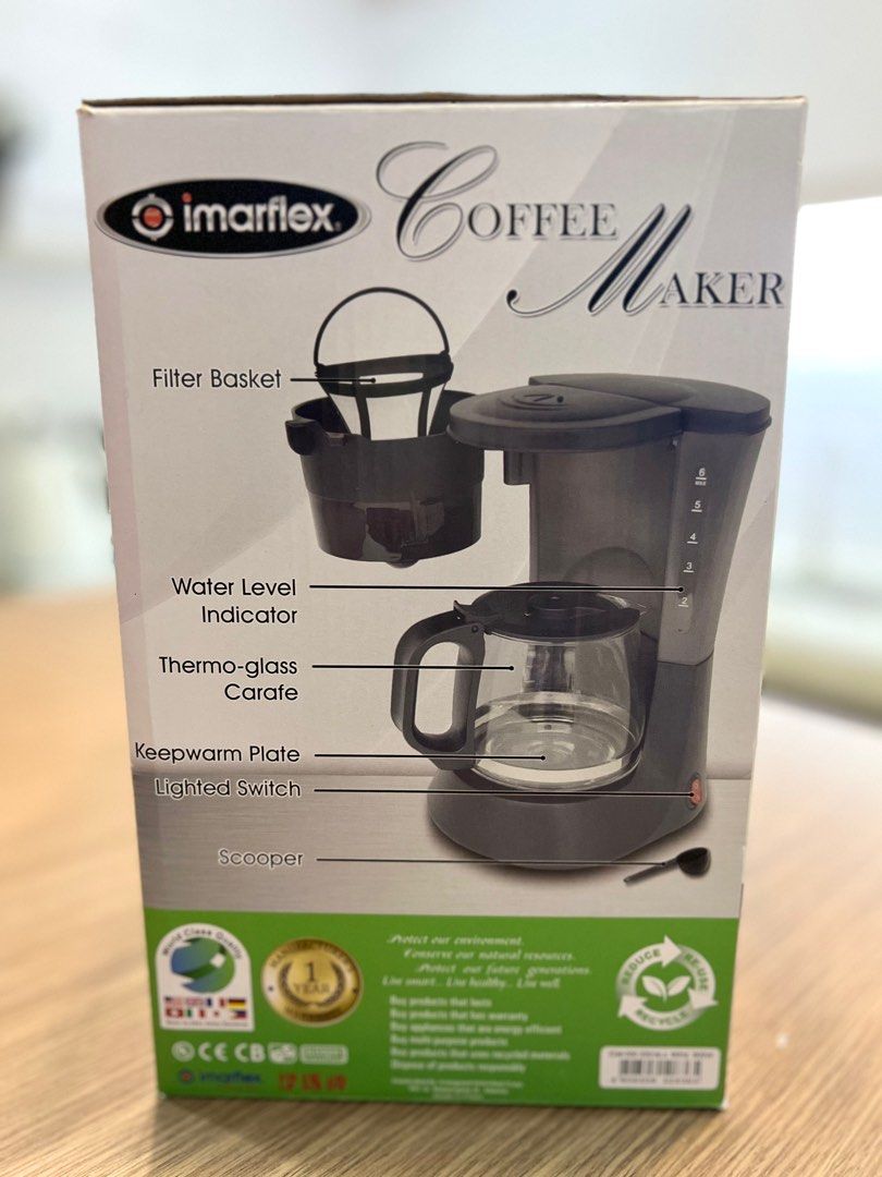 Imarflex Coffee Maker, Furniture & Home Living, Kitchenware & Tableware ...