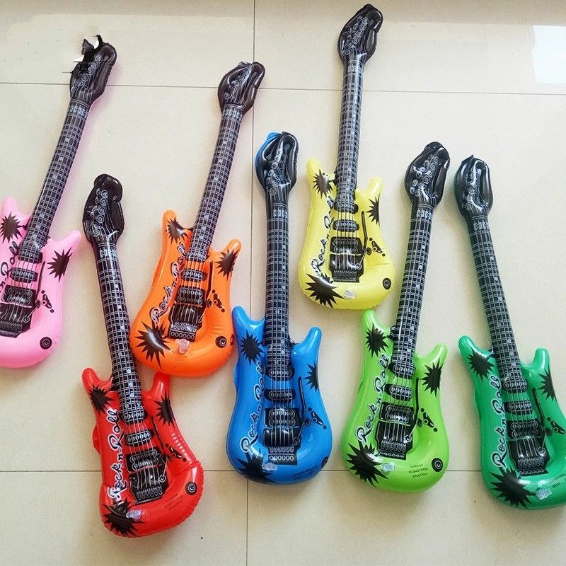 Inflatable guitar balloon toy party musical balloon guitar float ...
