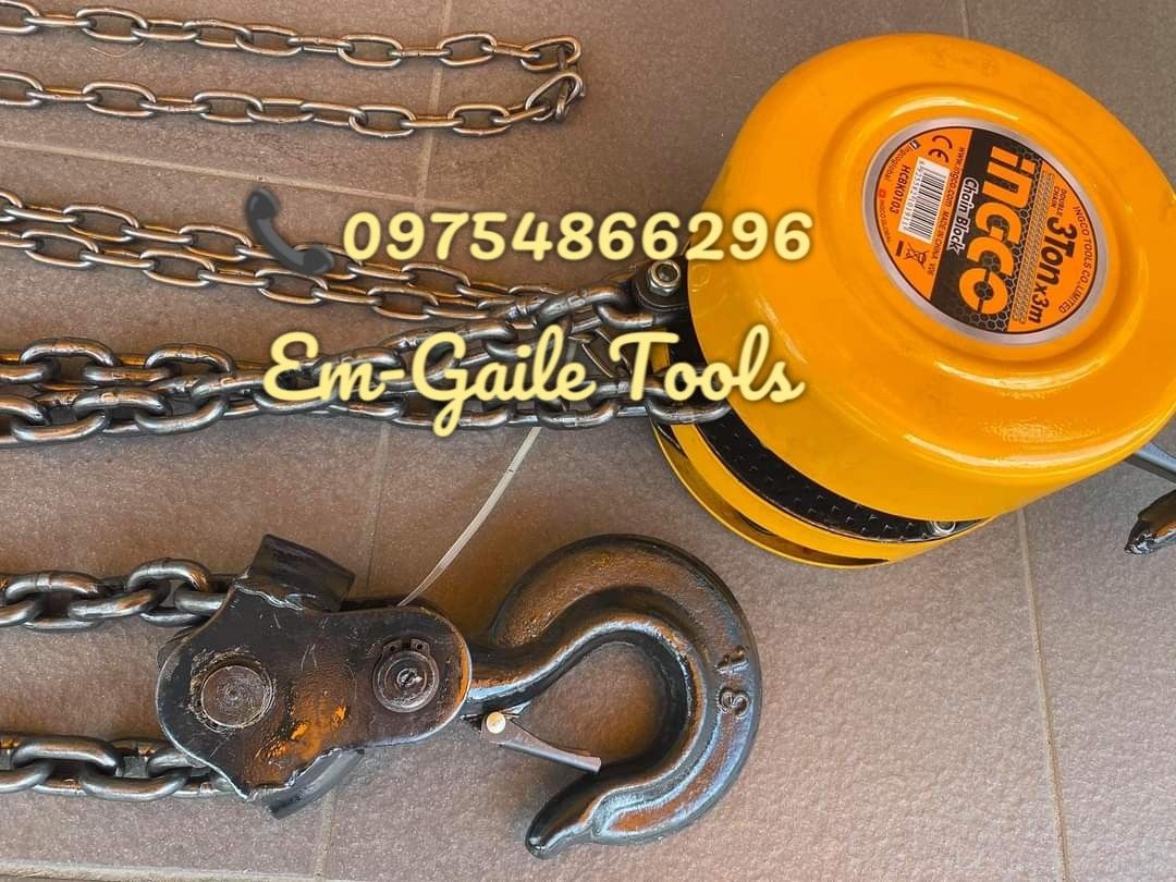 INGCO 3-Ton Chain Block (HCBK0103), Commercial & Industrial ...