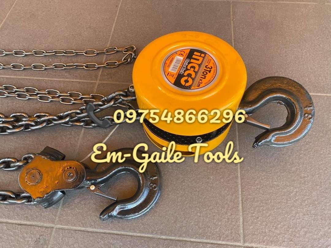 INGCO 3-Ton Chain Block (HCBK0103), Commercial & Industrial ...